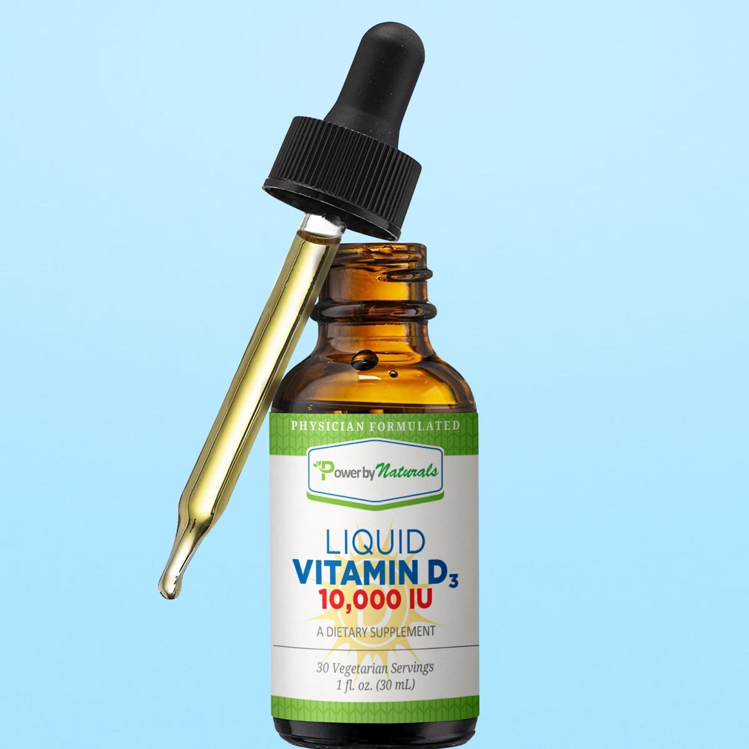 Liquid Vitamin D3 : Dietary supplement 30 Servings (30ml)